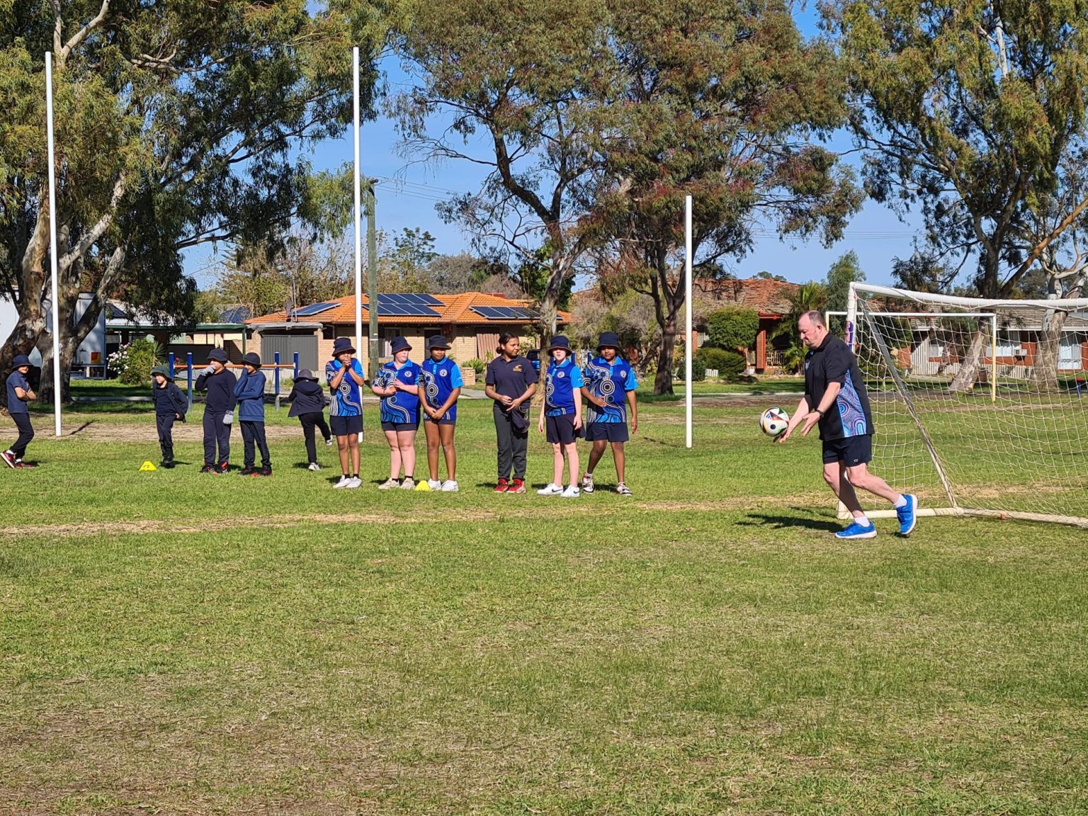 Student/Teacher Soccer Match – East Maddington Primary School